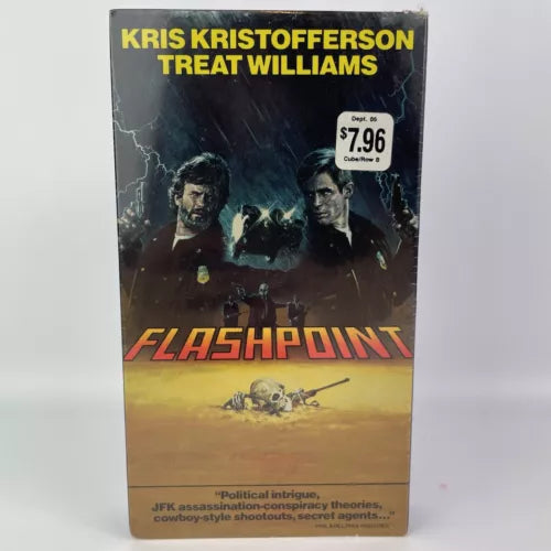 Flashpoint (1984) - VG+ VHS 1988 Goodtimes Video Tape– Shuga Records