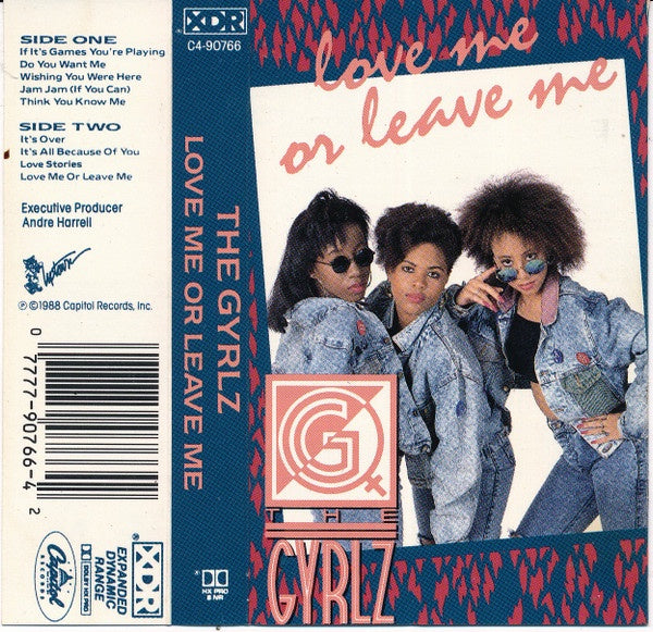 The Gyrlz – Love Me Or Leave Me - Used Cassette 1988 Capitol Tape - Fu– Shuga Records