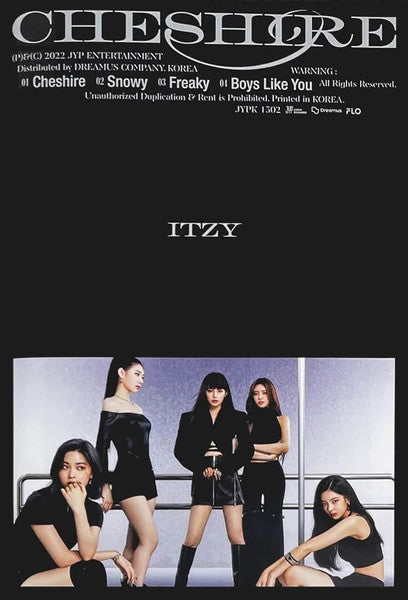 Itzy - Cheshire (Version A) - VG 2022 CD JYP Entertainment Mini Album ...