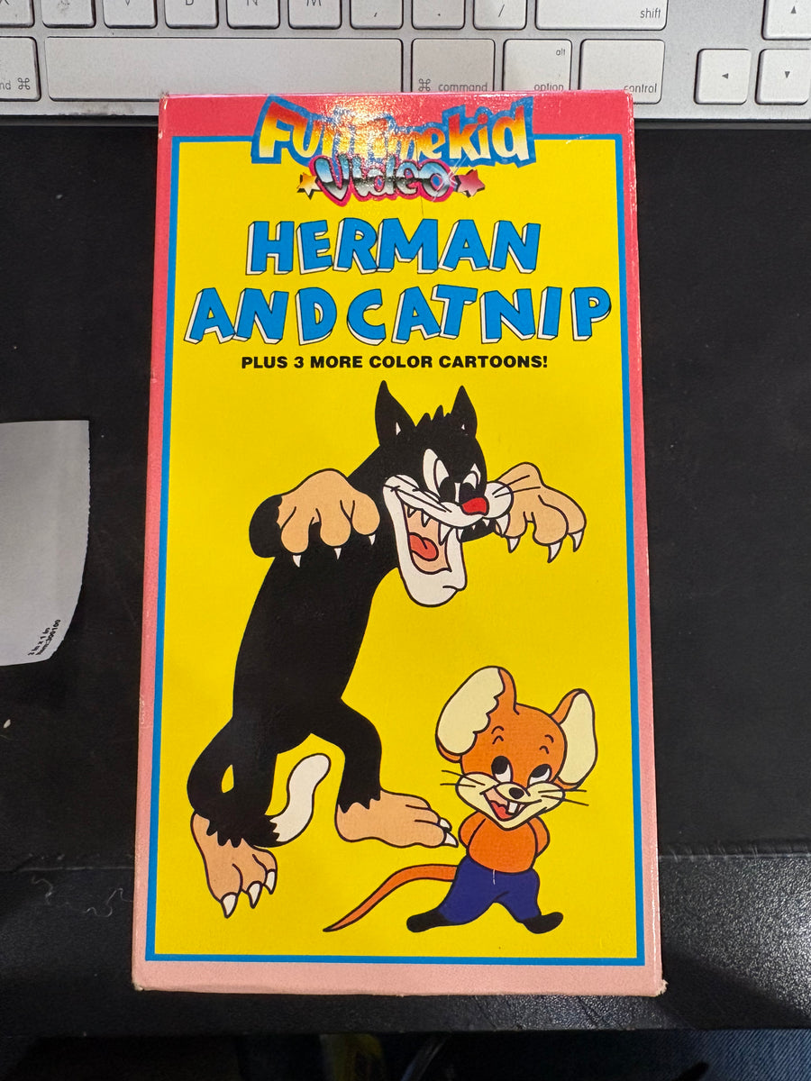 Herman and Catnip - VG+ VHS 1988 FunTime Kid Video Tape– Shuga Records