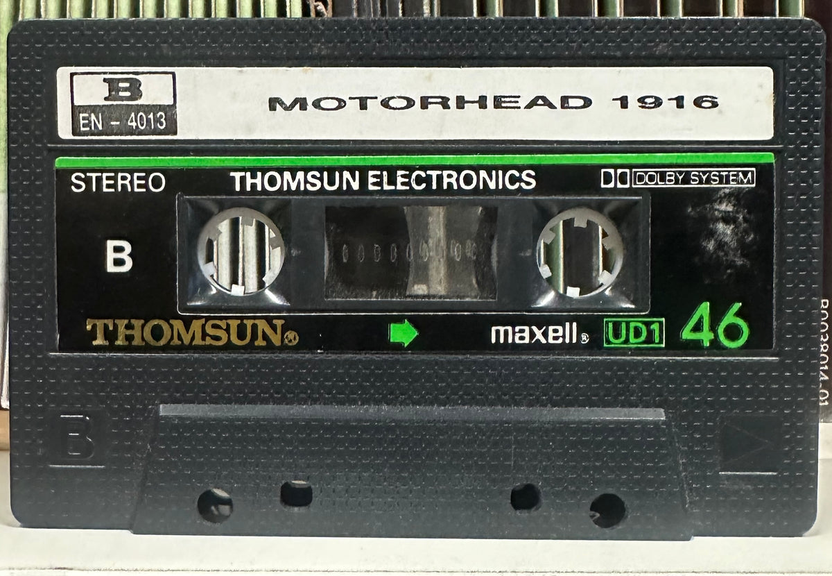 Motörhead - 1916 - VG+ Cassette Tape 1991 Thomsun Original United Arab ...