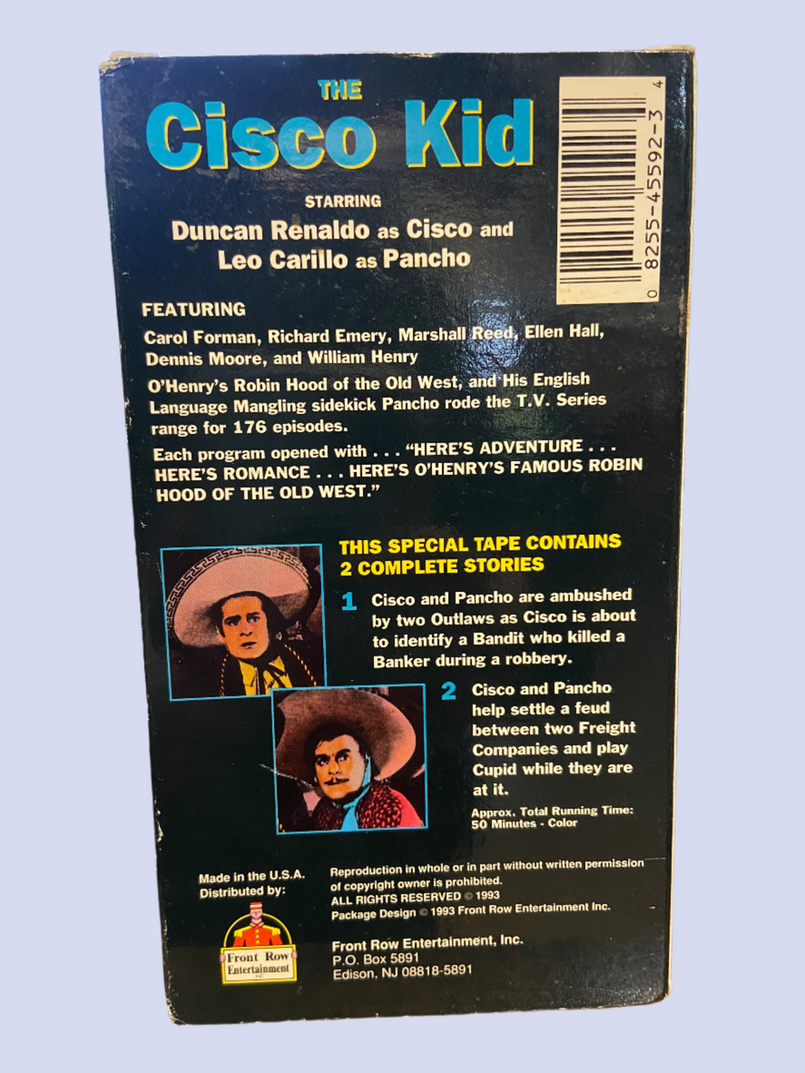 Cisco Kid (1950) - Used VHS 2000 Front Row Entertainment Tape– Shuga ...