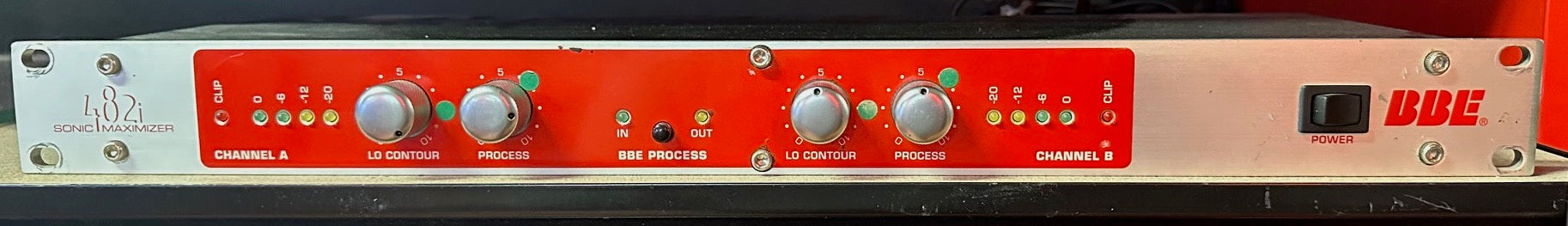 BBE 482i Sonic Maximizer Signal Sound Processor Dual Mono DJ 482i Rack ...