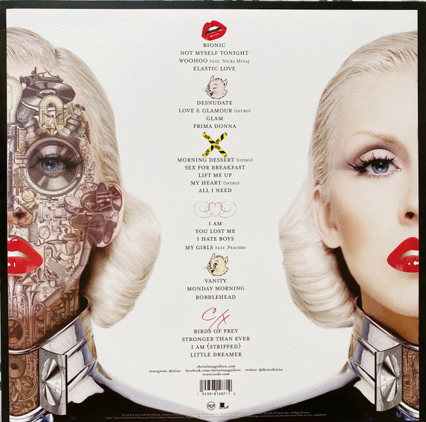 Bionic Christina Aguilera Booklet