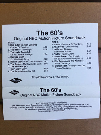 Various - The '60s: Original NBC Motion Picture Soundtrack - Used Cass ...
