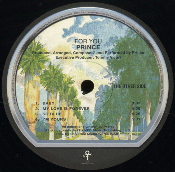 Prince - For You (1978) - New LP Record 2022 The Prince Estate Sony US ...
