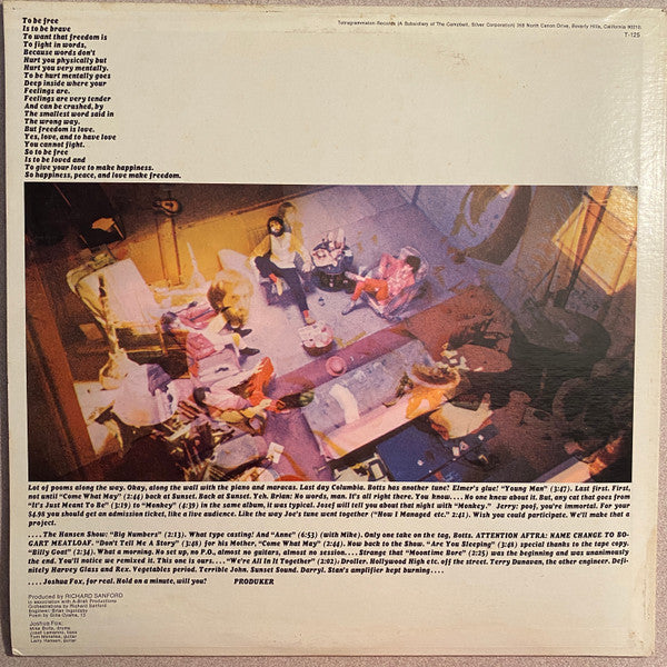 Joshua Fox - Joshua Fox - Mint- LP Record 1969 Tetragrammaton USA Orig ...