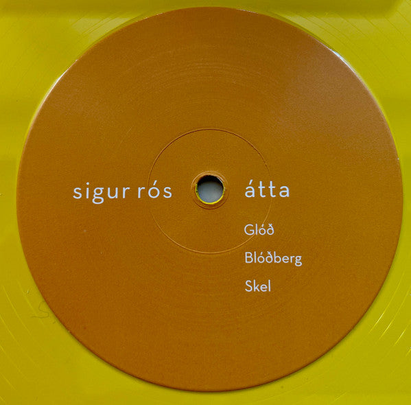 Sigur Rós - Átta - New 2 LP Record 2025 Krunk Yellow Vinyl - Post Rock ...