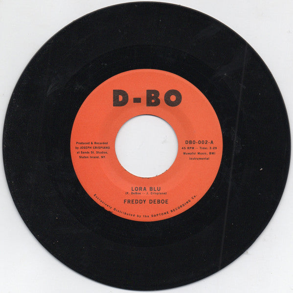 Freddy DeBoe - Lora Blu / Lost at Sea - New 7" Single Record 2024 C-Bo ...
