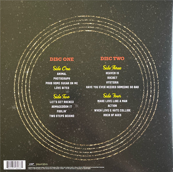 Def Leppard - The Story So Far: The Best Of - New 2 LP Record 2024 Mer ...