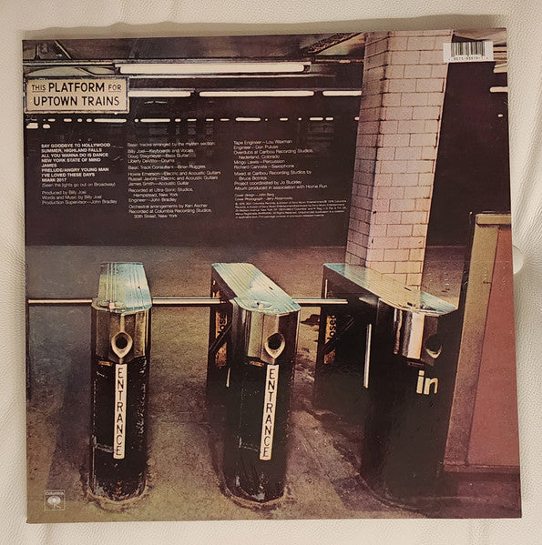Billy Joel - Turnstiles (1976) - New LP Record 2024 Columbia USA Vinyl ...
