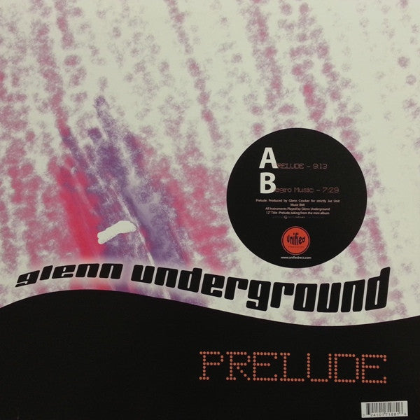 Glenn Underground - Prelude - VG+ 12" EP Record 2006 Unified USA Vinyl ...