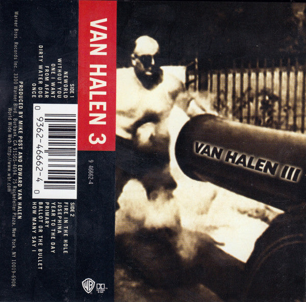 Van Halen – Van Halen III - VG+ Cassette Tape 1998 Warner USA Original ...