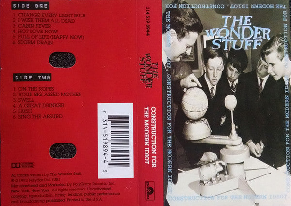 The Wonder Stuff - Construction For The Modern Idiot - Used Cassette 1 ...