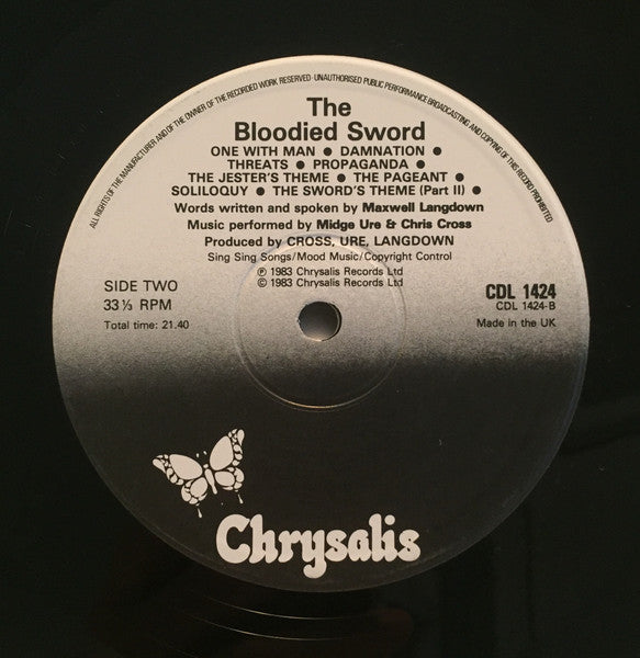 The Bloodied Sword - The Bloodied Sword - Mint- LP Record 1983 Chrysal ...