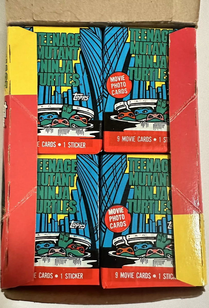 (1) One Pack - New 1990 Topps TMNT Teenage Mutant Ninja Turtles Movie ...