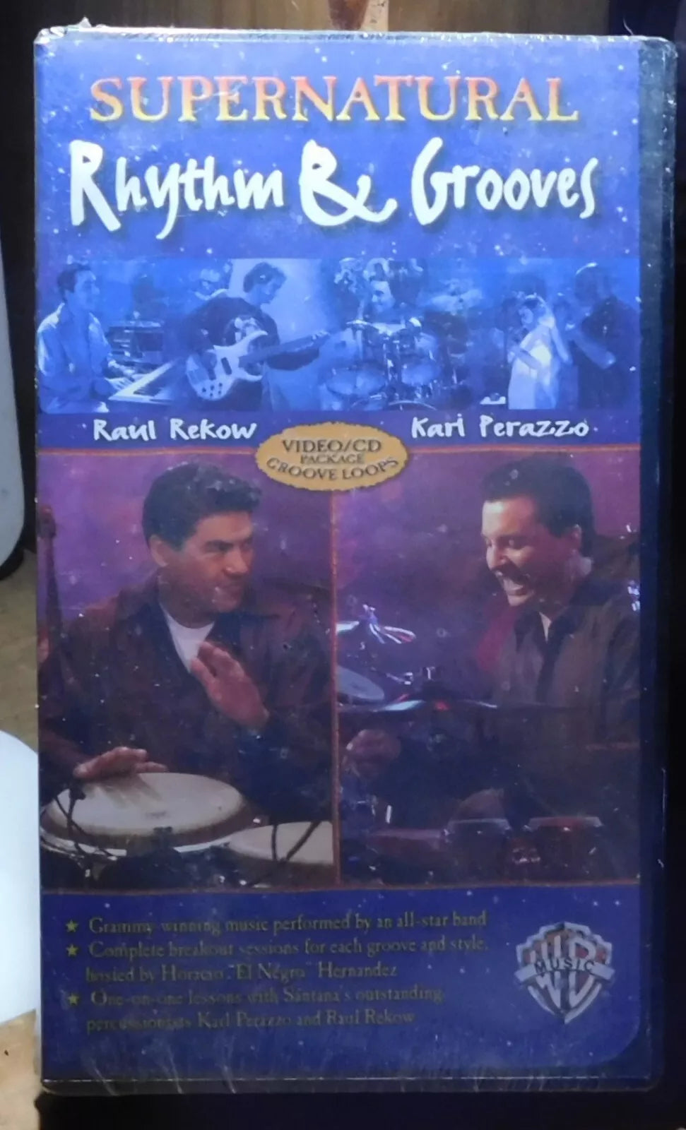 Karl Perazzo and Raul Rekow - Supernatural Rhythm & Grooves - Mint- VH ...