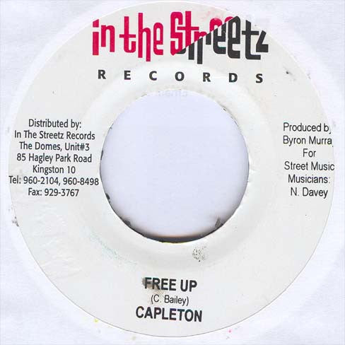 Capleton - Free Up - VG+ 7" Single 45RPM 2004 In The Streetz Jamaica ...