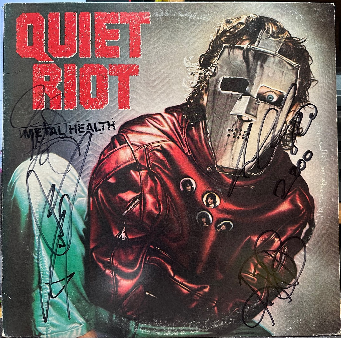 Signed Autographed - Quiet Riot – Metal Health - VG+ LP Record 1983 Pa ...