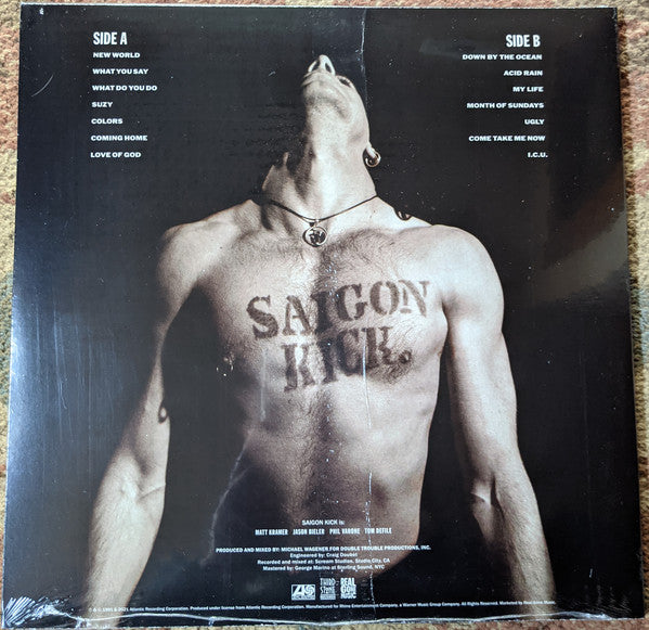 Saigon Kick ‎– Saigon Kick - New LP Record 2021 Atlantic/ Real Gone Mu ...