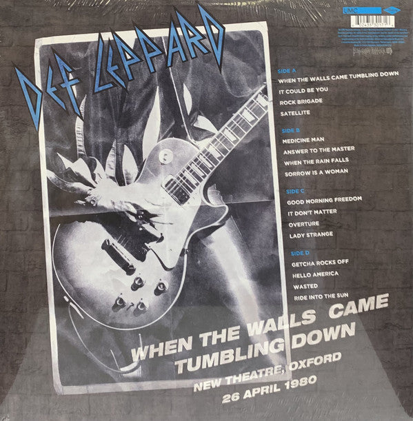 Def Leppard ‎– When The Walls Came Tumbling Down (New Theatre, Oxford ...