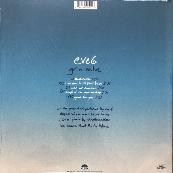 Eve 6 ‎– grim value - New EP Record 2021 Velocity Europe Import Orange ...