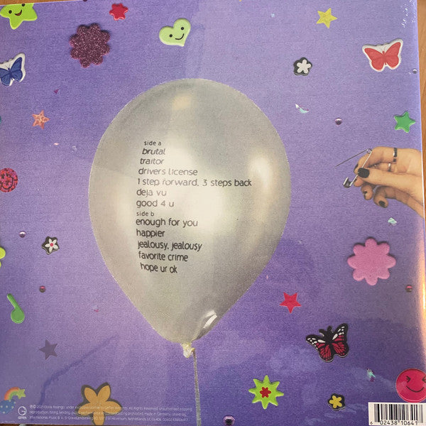 Olivia Rodrigo - Sour - New LP Record Geffen Black Vinyl - Pop / Indie ...