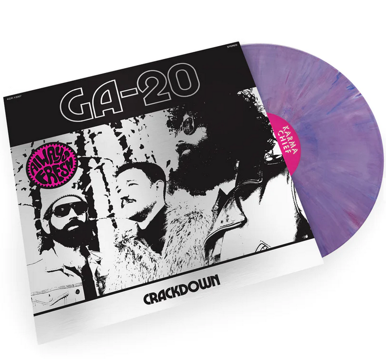 GA-20 - Crackdown - New LP Record Karma Chief Indie Exclusive Purple V ...